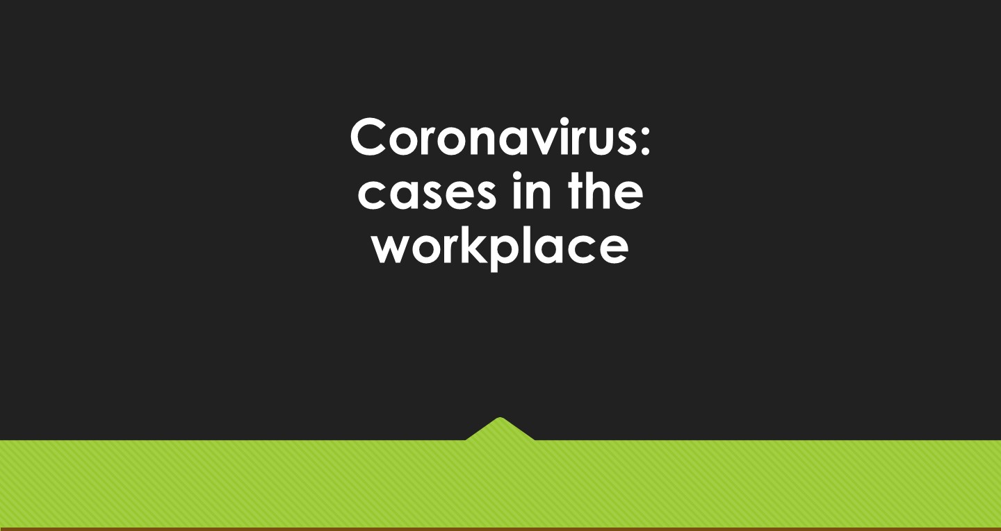 Coronavirus: NFU advice for when you have Covid-19 cases in the workplace